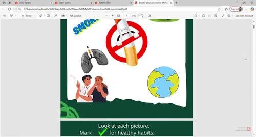 Breathe Clean, Live Green My Tobacco-Free Environment! by chiwden