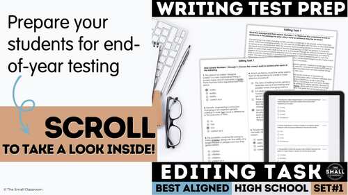 Editing Task - Revising and Editing Practice Test for FAST Test BEST ...