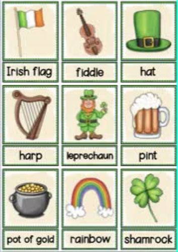 IRELAND - Picture + Word Cards (ESL/EFL) by My Teaching Factory | TpT