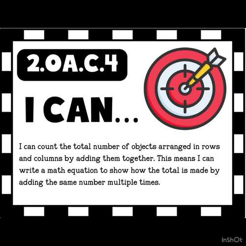 2nd Grade Common Core Math Learning Targets – I Can Statements ...