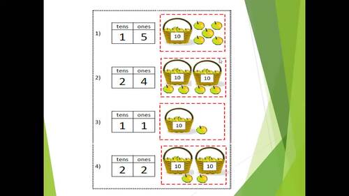 Place Value Kindergarten Math Worksheets by Teacher Judy Getahun