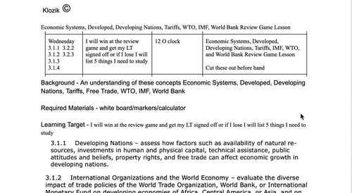 Global Economics Review Game Economic Systems, Tariffs, IMF, WTO, World ...