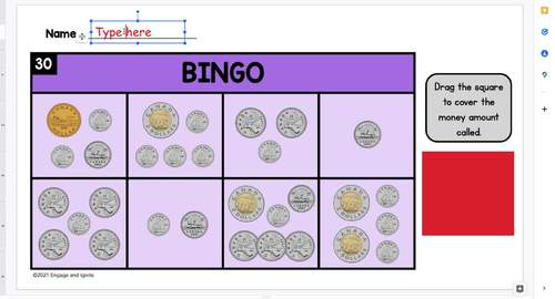 DIGITAL Bingo Game Bundle: Time & Money by Engage and Ignite | TPT