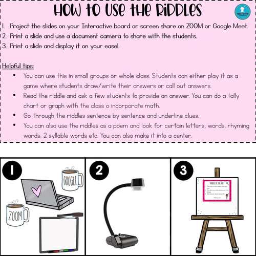 Riddle of the Day for Text Details and Inferring - February - Digital ...
