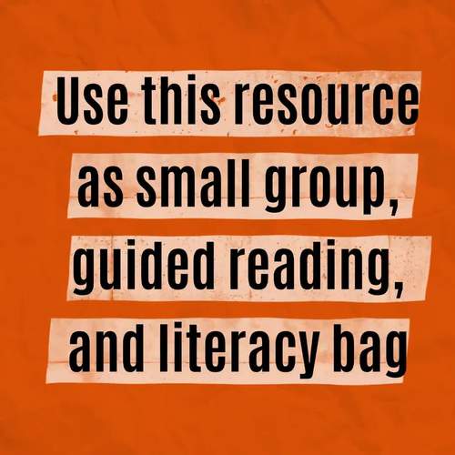 Thanksgiving Guided Reading - Small Group Activity - Literacy Bag