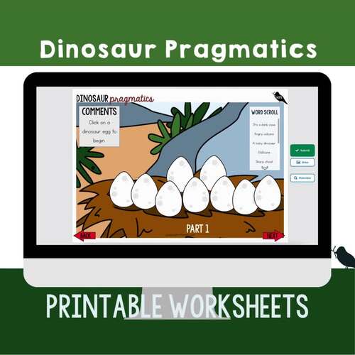 BUNDLE! Dinosaur Speech Activity for Mixed Groups (Pre-K & Up) | TPT