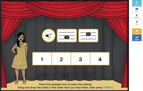 What's That Solfege? MI SOL (Key of F) Melodic Dictation - Music BOOM Cards