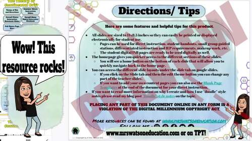 Theory of Continental Drift "Doodle" Style Notes, with Slides, INB ...