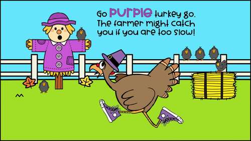 Go Turkey Go | Interactive PowerPoint Slide Show | Thanksgiving | TPT