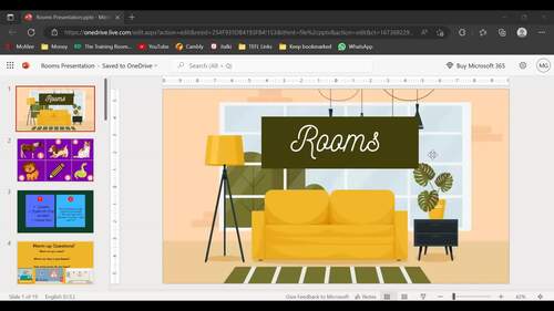 Basic ESL Rooms Presentation by EverEducation | TPT