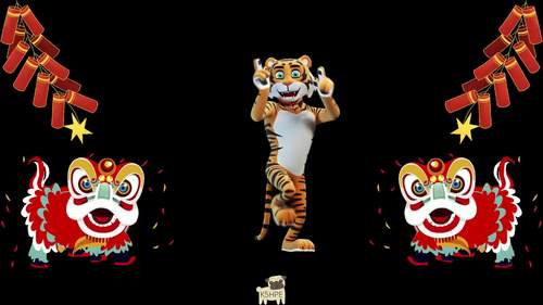 Year of the Tiger Dance! Chinese New Year Exercise, Creative Movement!!