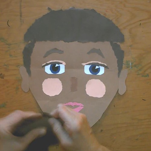 Self-Portrait Collage 5. Add Hair. Big Shapes by Elementary Art ...