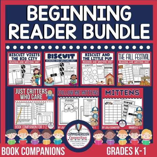 Beginning Reader Book Bundle by Comprehension Connection | TpT