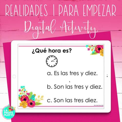 Realidades Auténtico 1 Para Empezar Spanish BOOM CARDS by La Profe Plotts