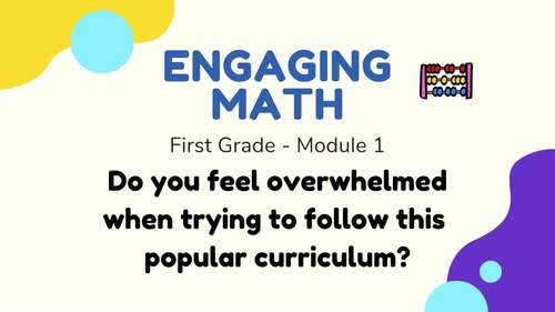 First Grade Math BIG BUNDLE - MODULES 1-3 Original Eureka Aligned