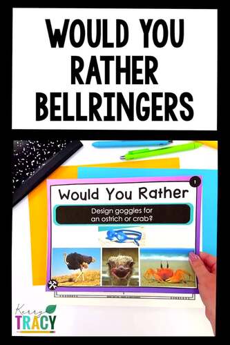 Would You Rather Easy STEM Activity for Bell Ringers or STEM Centers Set 2