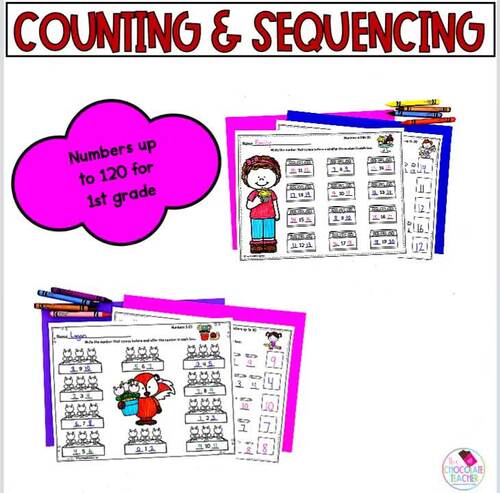 Counting to 120 First Grade Math Worksheets Skip Counting, Number ...
