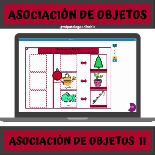 Asociación de Objetos Nivel II Things That Go Together Spanish | TPT