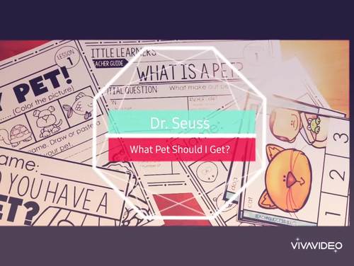 DR. SUESS|WHAT PET SHOULD I GET? by Teach4SuccessLLC | TPT