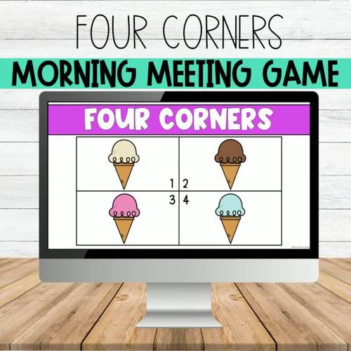 Morning Meeting Games and Activities | Four Corners Discussion | Back ...
