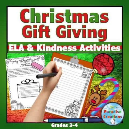 Christmas Gift Giving for the Holidays Writing Activities & Kindness ...