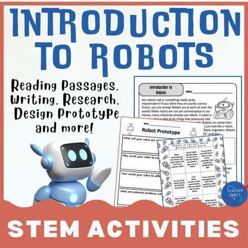 Robot Activities | STEM | Reading Writing Research | Introduction to Robots