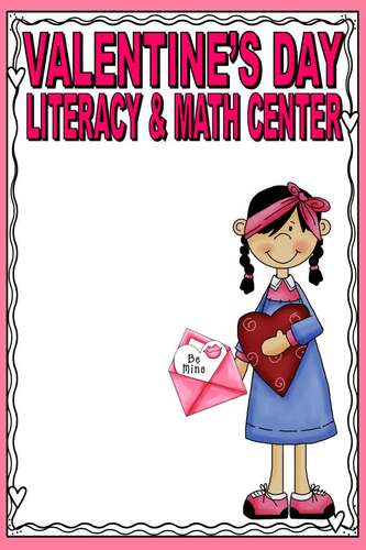 SCRATTLE MATH and LITERACY CENTER Valentines Day Edition Differentiated