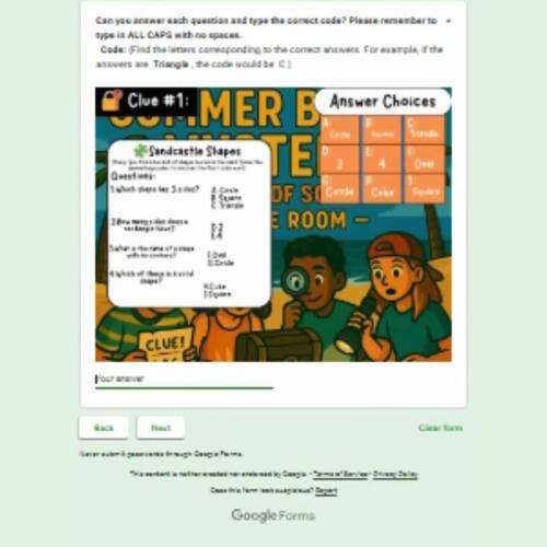 Summer Beach Mystery | Last Day of School Escape Room | Fun End-of-Year ...