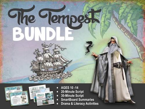 The Tempest, by William Shakespeare - BUNDLE by Shakespeare Shorties