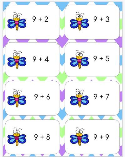 Addition Facts Review 1 - 9 BINGO Activity - Elementary Math | TPT