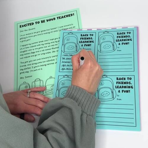 Welcome Letter Template and Welcome Back to School Letter Editable