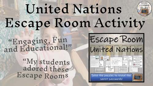 United Nations Escape Room Activity by Creative Primary Literacy