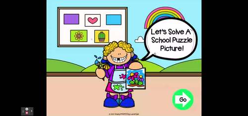 Back To School Themed Uppercase Letter Digital Mystery Picture Reveal ...