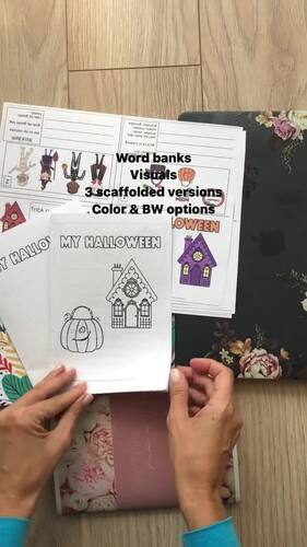 ESL Halloween Newcomer Writing Activities by ESL Resource Meet | TPT