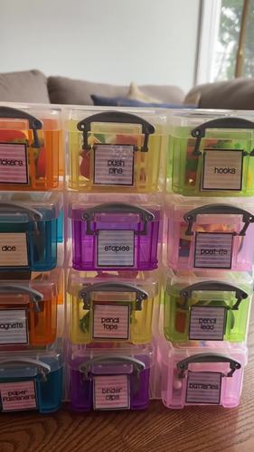 Really Useful Box Labels - Striped Pastel Teacher Supply Labels by ...