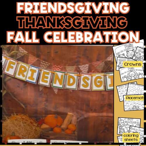 Spanish Thanksgiving/Friendsgiving/ Fall Mega Bundle by Teach Play Thrive