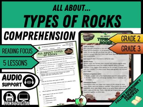 Types of Rocks | Reading Comprehension | Grade 2 and 3 by Bitesize ...