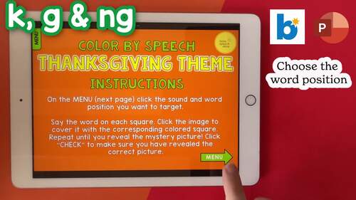 Color By Speech - Thanksgiving Fall Theme Bundle - Artic Game - Boom ...
