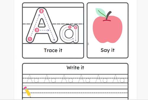 Alphabet Practice Worksheets | A–Z Letter Tracing for kids | TPT