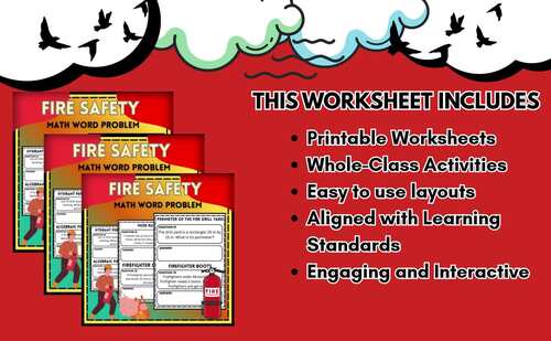 Alarm Bells & Equations: Fire Safety Week Math Fun for Grades 2–8