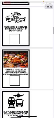 Thanksgiving Adapted Book Bundle for Special Education (life skills ...