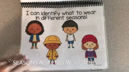 Seasons Adapted Work Binder® by Mrs Ds Corner | TPT