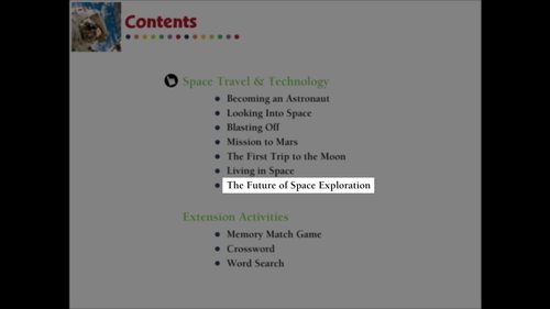 The Future of Space Exploration - NOTEBOOK Gr. 5-8 by CCP Interactive