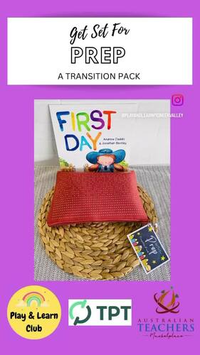 Get Set For Prep - Transition Pack by Play and Learn Pioneer Valley