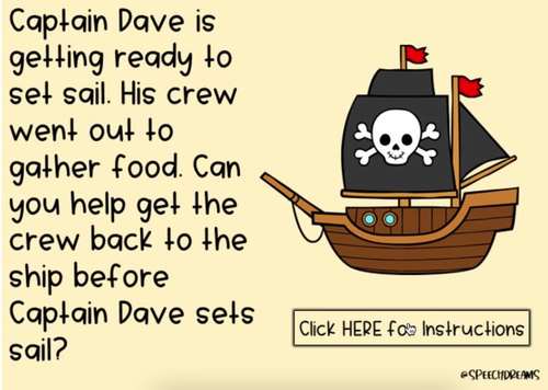 Pirate Articulation Boom Cards by Speech Dreams | TPT