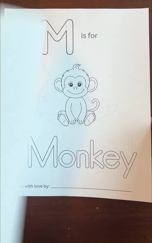 alphabet coloring book baby shower