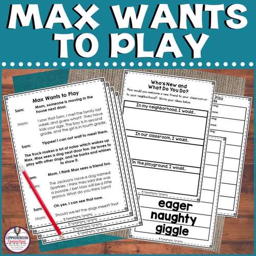 Friendship Partner Play, Friendship Readers Theater, Fluency Activity
