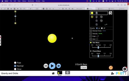 GRAVITATIONAL FORCE PHET SIMULATION + PRACTICE QUESTIONS | TPT