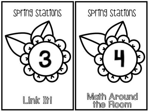 Spring Stations! Number Sense to 20 by Erika Deane | TPT