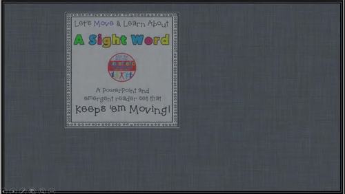 Whole Class Interactive Sight Word Activity & Printable Sight Word Book ...